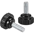 M6 x 15mm Metric Male Thread Knurled Clamping Knobs Grip Thumb Screw on ...