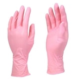 DASH Alasta Shimmer Nitrile Exam Grade Disposable Gloves - Pink - 3.9 ...