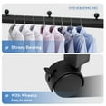 Flngr Metal Garment Rack, Multi-functional Hanging Clothes Stand for ...
