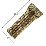 Pool Central 66.5" Inflatable Leopard Print Pool Mattress Float with ...