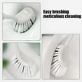 Toilet Brush with Plastic Bristles and Long Handle for Bathroom ...