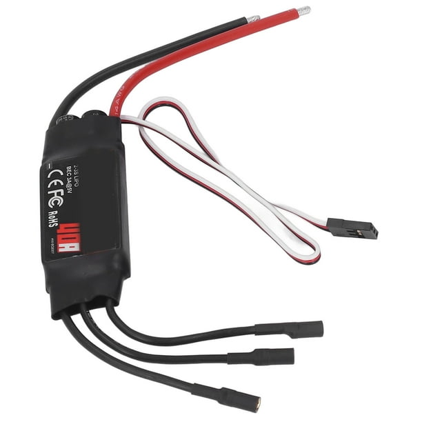 40A Brushless Motor Electric Speed Controller, Stable Flight 3.5 Banana Head 5V 3A BEC 40A ...