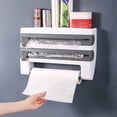 PASILI 2025 New 3-In-1 Wrap-Dispenser=Film Organizer With Cutter ...