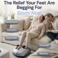 MIKO Home Shiatsu Foot Massager - Deep Kneading with Air Compression ...