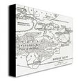 Trademark Art 'Map of Roman Kent, England' Canvas Art - Walmart.com