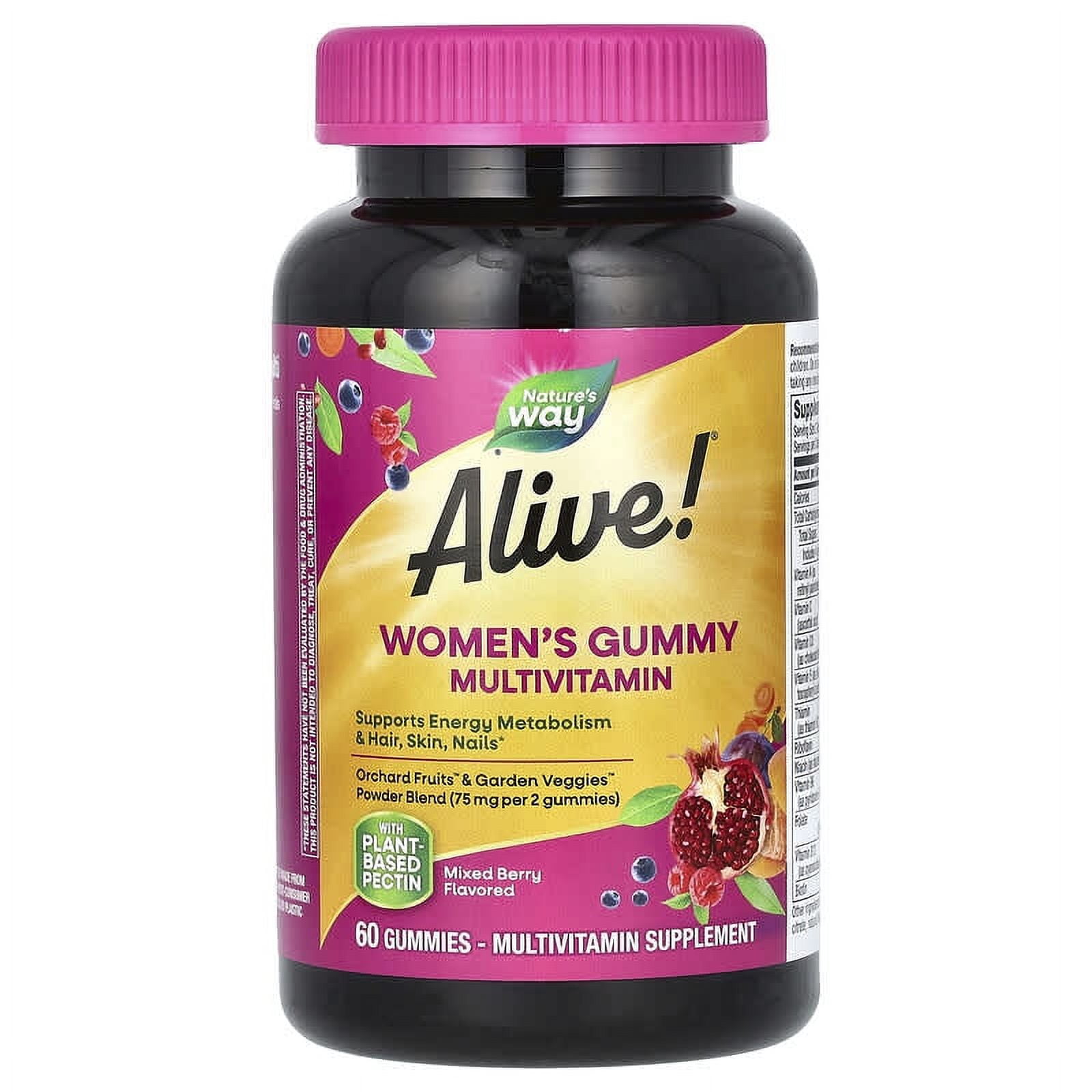 Gomitas Multivitamínicas para Mujeres Nature's Way Alive! 60 Gomitas sabor a Moras | Bodega ...