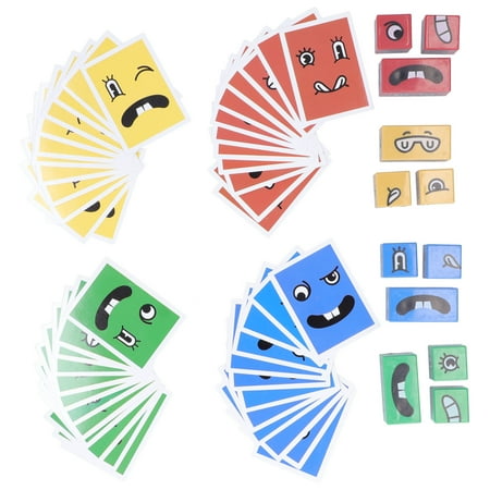 Herwey Kid Toys Expression Cards Matching Preschool Educational ...