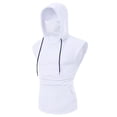 BUIGTTKLOP Sleeveless Shirts for Mens Hooded Tank Tops with Face Mask ...