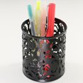 BESTYASH 2Pcs Stylish Black Metal Pen Holder Suitable for Home and ...