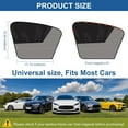 Car Side Window Sun Shades, 4 Pcs Magnetic Car Window Covers for Baby ...