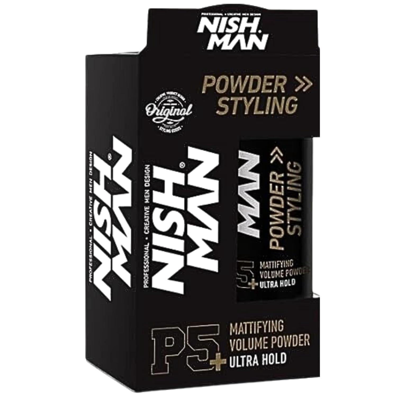 Nishman Hair Styling Series (P5+ Powder Wax Ultra Hold, 20 gr ...