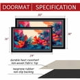 Beautiful Sunset Vintage Vinyl Record Bath Mat, Non-Slip Water ...