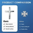 3D Cross Car Decal, Metal Christian Sticker for Trunk Tailgate, Self ...