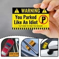 Clerance! 48F - Stickers 50pcs, Parking Violation Card "You parked like ...