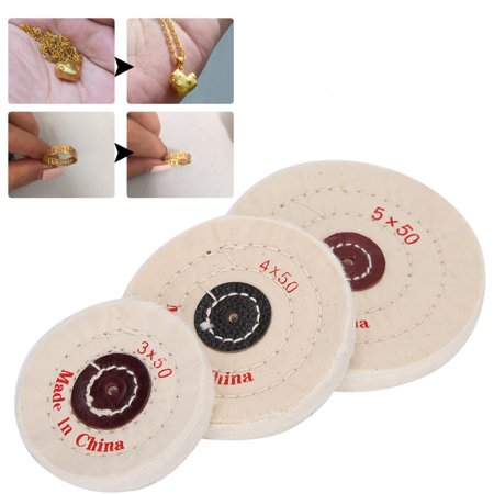 VGEBY 3Pcs 3 Sizes Buffing Wheel, Jewelry Making Processing All-round ...