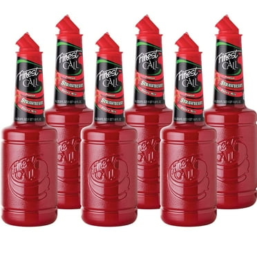 Finest Call Premium Fruit Puree Drink Mix, 1 Liter Bottles (33.8 Fl Oz ...