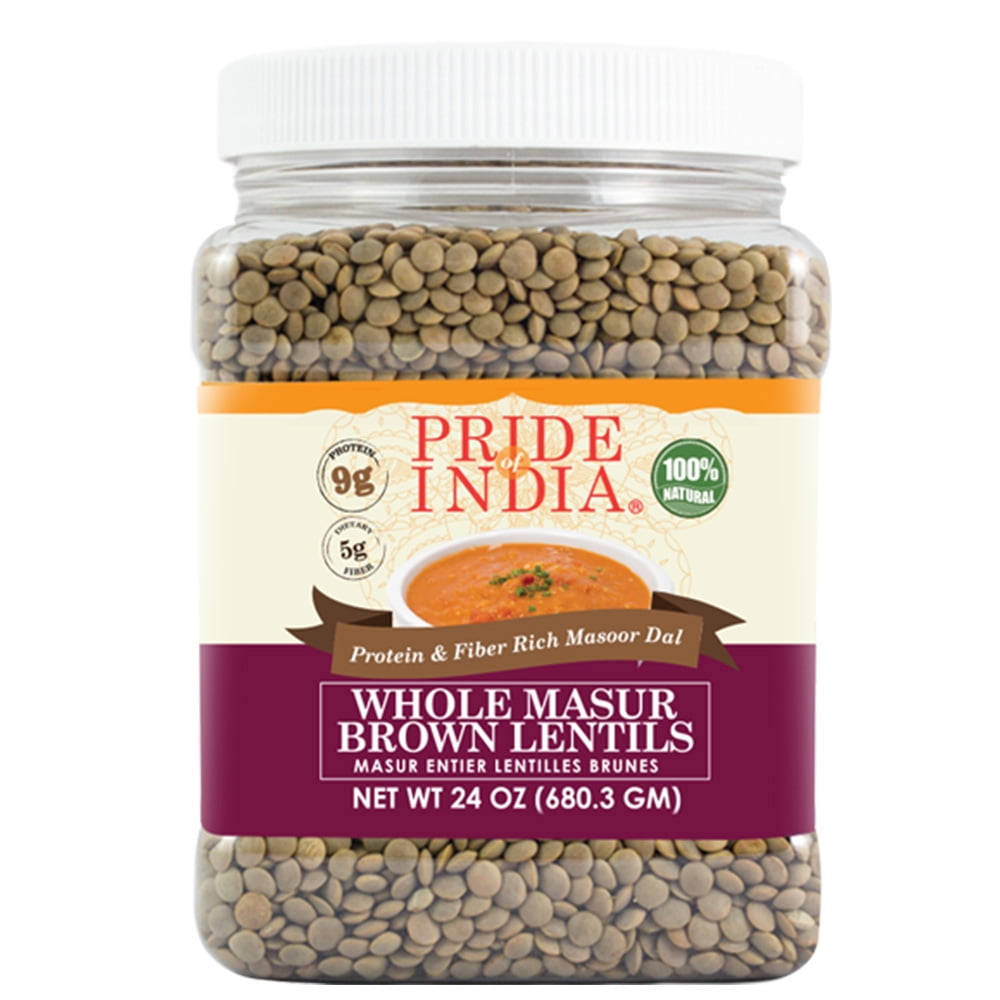 Click here for Pride Of India - Indian Whole Brown Crimson Masur... prices
