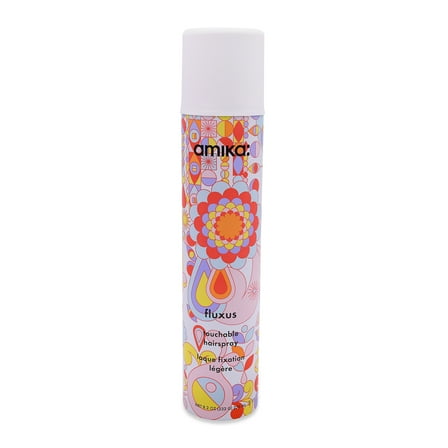 Amika Fluxus Touchable Hairspray, 8.2 oz, Flexible Hold, Frizz Control ...