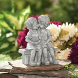 Kids On Bench Resin Statue by Fox River™ Creations - Walmart.com