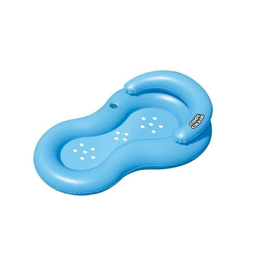 Intex Adult Transparent Blue Inflatable Rockin' Lounge Swimming Pool ...