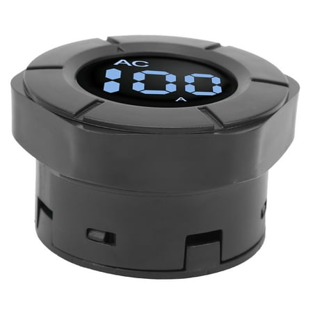 Loewten Round Digital Ammeter,PZEM‑024A‑100A Round LCD AC Digital ...