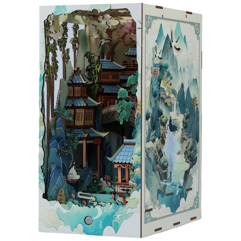 Click here for Bamboohart 3d Wooden Puzzle Bookshelf Diy Book Noo... prices