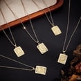 1Pc Brass Pendants 1Pc Brass Cable Chain Necklaces 1Pc Rectangle Velvet ...