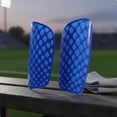 Lazsy 2 Pieces Football Shin Pads Shock Absorbing Soccer Shin Guards ...
