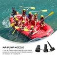 2 Sets 3 Sizes Plastic Nozzle Pump Nozzle Head Air Inflator Adaptor ...