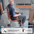 Portable EMS Stair Chair,350 lbs capacity,foldable aluminum design for ...