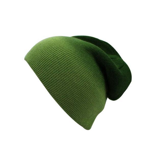 Green Ombre Gradient Beanie Skull Cap Hat - Walmart.com