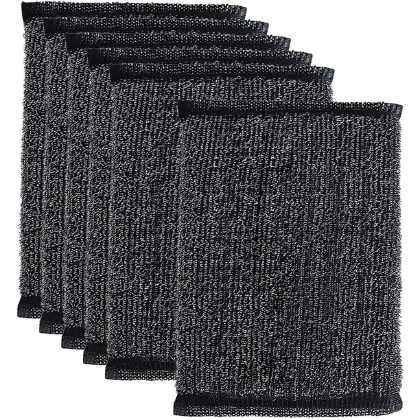 Natural stainless steel 6 pieces stainless steel sponge wiping sponge ...