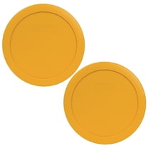 Pyrex 7402-PC 2-Pack Blue Round Plastic Replacement Lid Cover for 7-Cup ...