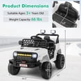 Costway 12V Kids Ride on Truck Car Battery Powered Toddler Electric ...