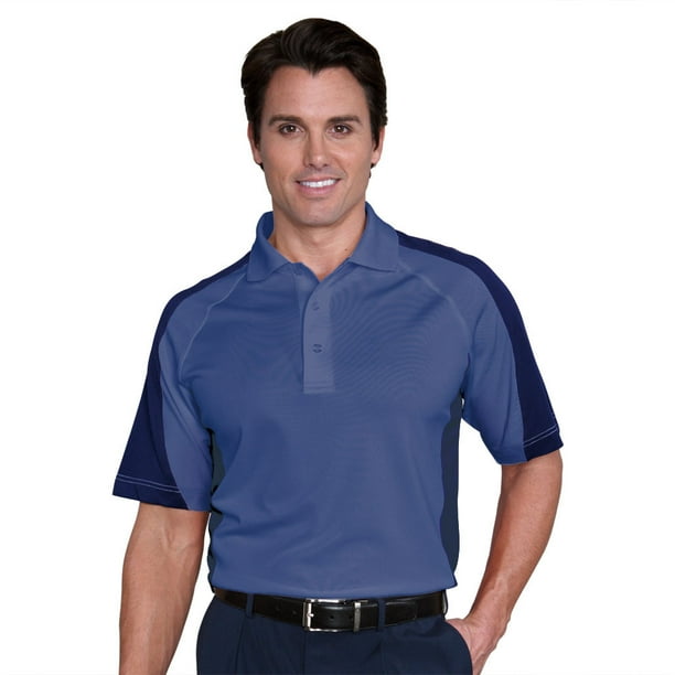 Monterey Club Men's Fairway Tour Colorblock Golf Polo Shirt #1035 ...