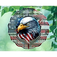 Esschert Staked Metal GIANT Bald Eagle Rocker, 89"H - Walmart.com