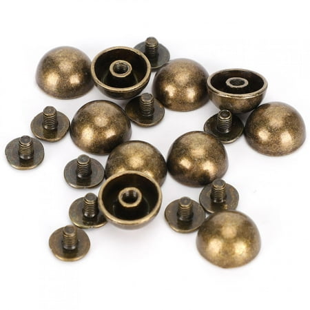 Smoothing Small Dome Mushroom Rivets, 12Mm Mushroom Rivets, For Leather ...