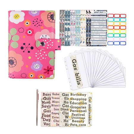 A6 Budget Binder Planner, Budget Envelope, Transparent Pockets with ...