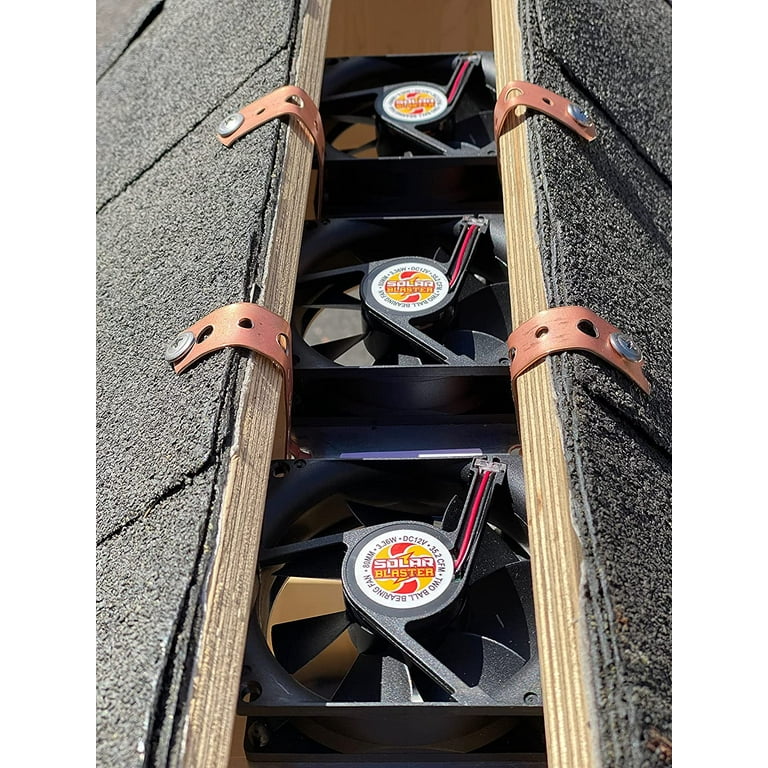 Powered Ridge Vent Attic Fans Solar House Ventilation