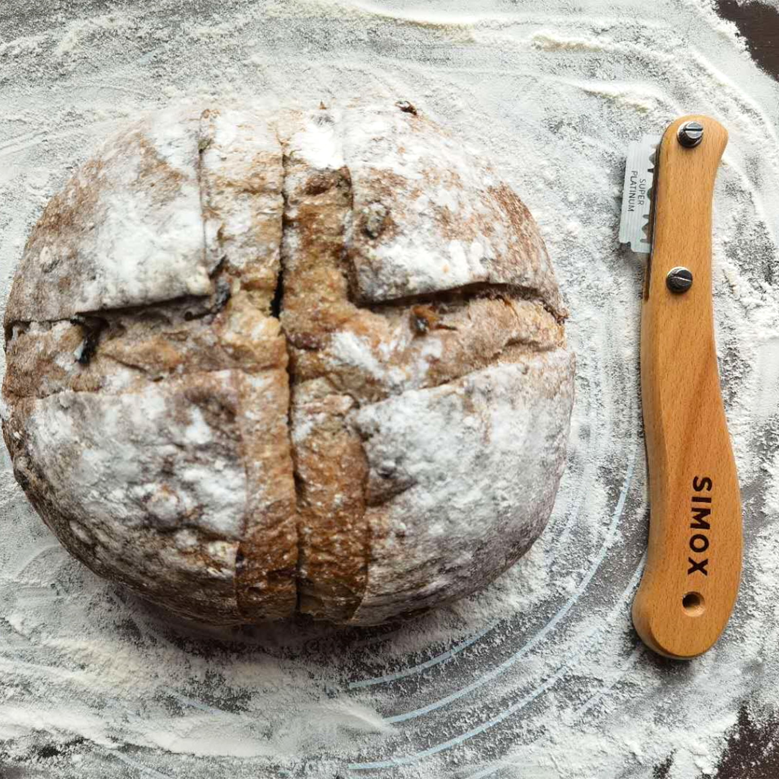 Dough Scoring Tool Magnetic Sourdough Scoring Tool, Wooden Hand Crafted ...