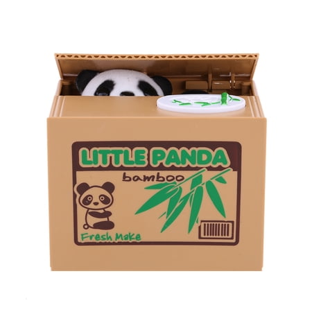 Panda Bank For Kids, ABS LITTLE PANDA Panda Coins Bank, For Children ...