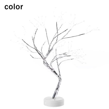 LED Tree Light Home Hotel Decorative Adjustable Artificial Tree Lamp ...