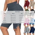 Besolor Plus Size Yoga Shorts for Women Elastic High Waisted Slim ...