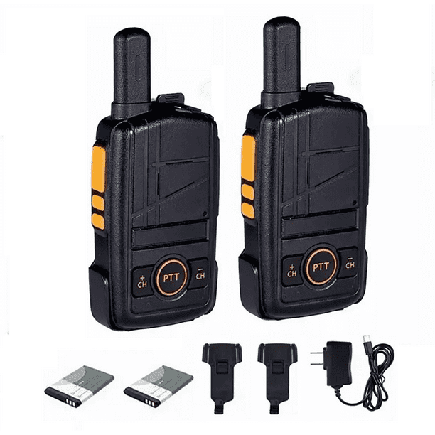 Radios Walkie Talkie Recargable Altavoces Con Micrófono Belug | Walmart ...