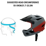 Full Face Mountain Bike Helmet for Men Women with Adjustable Visor and ...