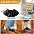 60 Pack (30 Pairs) Shoe Covers - Boot Covers Plastic Disposable ...
