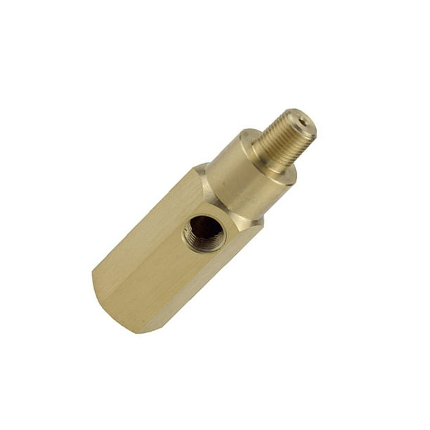 Wweixi Oil Pressure Gauge Adapter Brass Sender Fit Portable Turbos ...