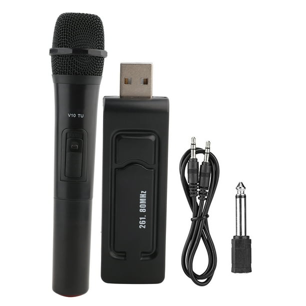 Microphone,Black Universal UHF Wireless Wireless Microphone Audio ...