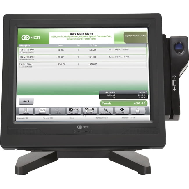 NCR RealPOS 25 POS Terminal - Intel Atom 1.86 GHz - 2 GB DDR3 SDRAM ...