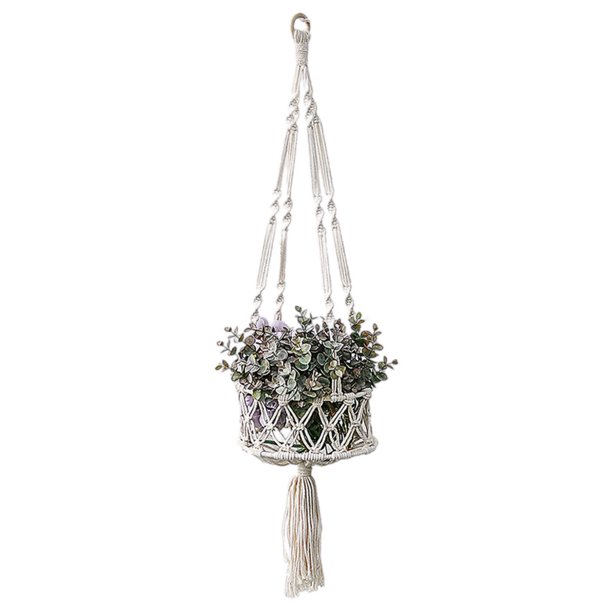Knitted Cotton Rope Flower Pot ing Basket x H 30x80cm - Walmart.ca